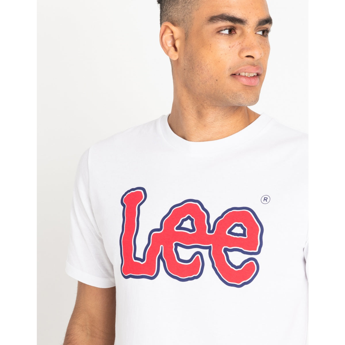 Lee Logo T Shirt Bright White – Inocencia