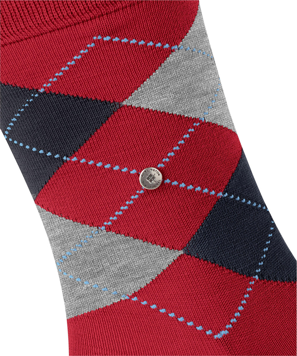 Burlington Manchester Argyle Socks Passion Red – Inocencia