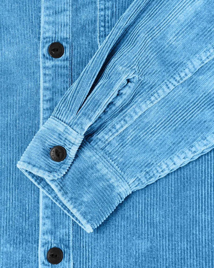 Edwin Ander Cord Shirt Parisian Blue – Inocencia
