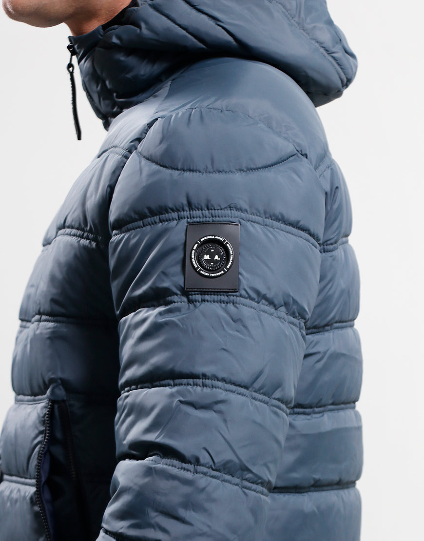 Marshall Artist Altitude Bubble Puffer jacket Slate Blue – Inocencia