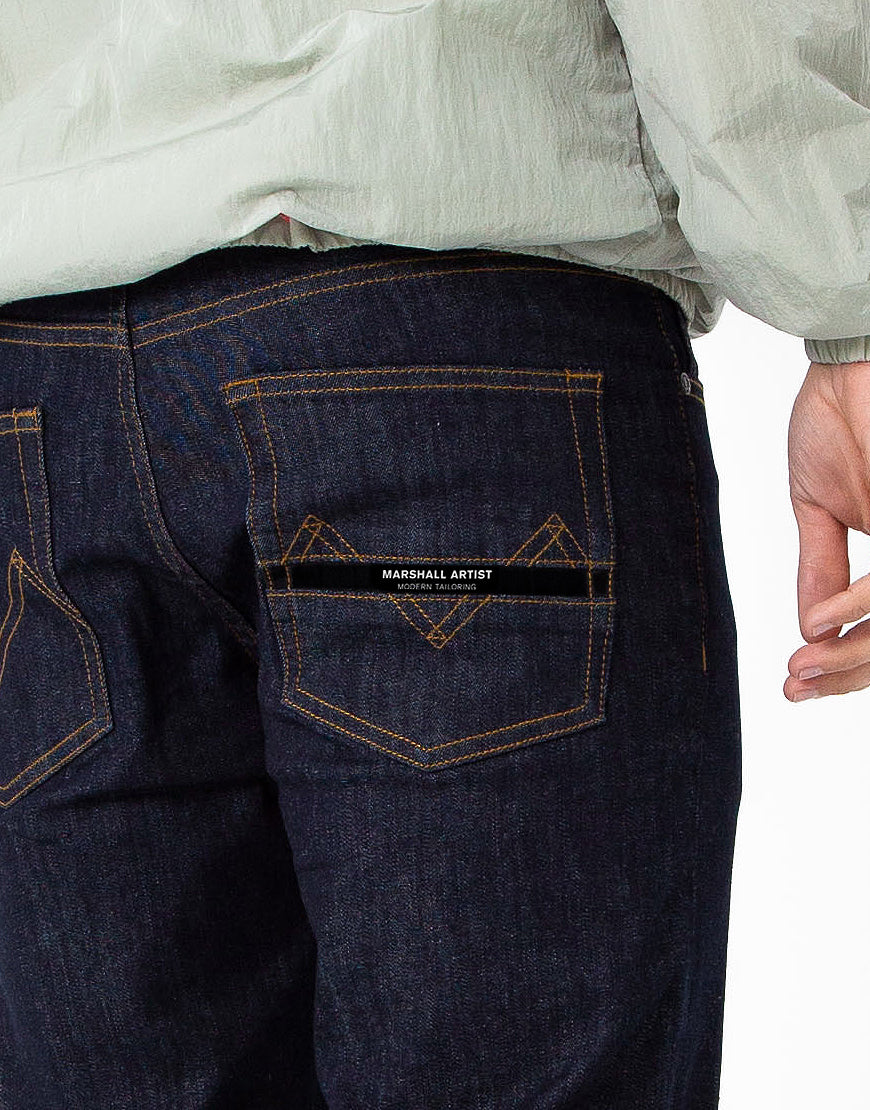 Marshall Artist Slim Tapered Denim Jeans Indigo Rinse Wash – Inocencia