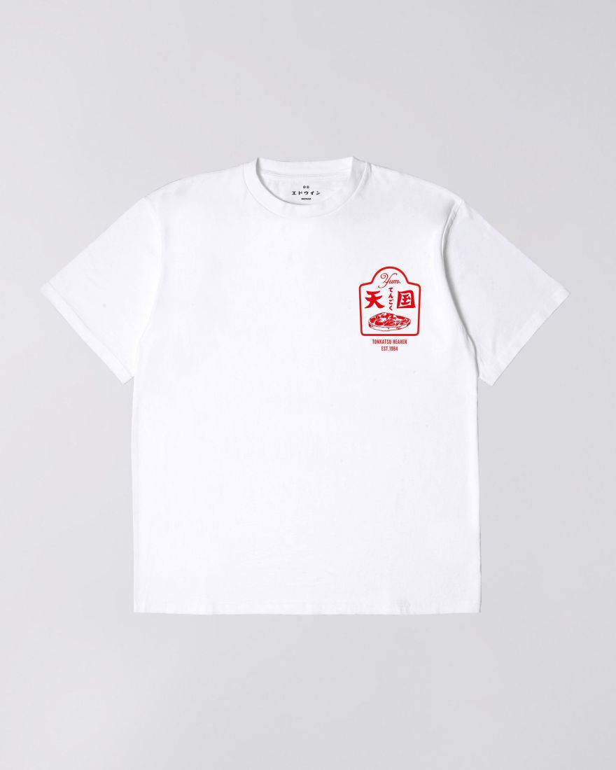 Edwin Tonkatsu Backprint T-Shirt White – Inocencia