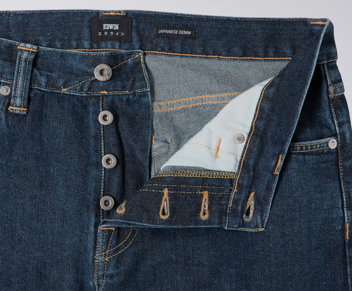 Edwin ED-39 Regular Loose Yoshiko Left Hand Akira Wash Jeans – Inocencia