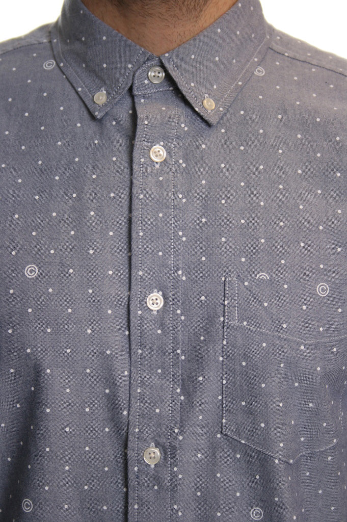 Carhartt Coppel Polka Dot Oxford Shirt in Deep Night – Inocencia