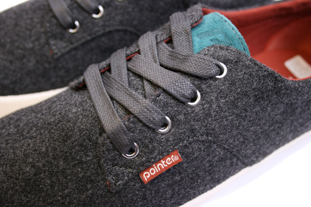 Pointer AFD Felt Pumps in Jet Black – Inocencia