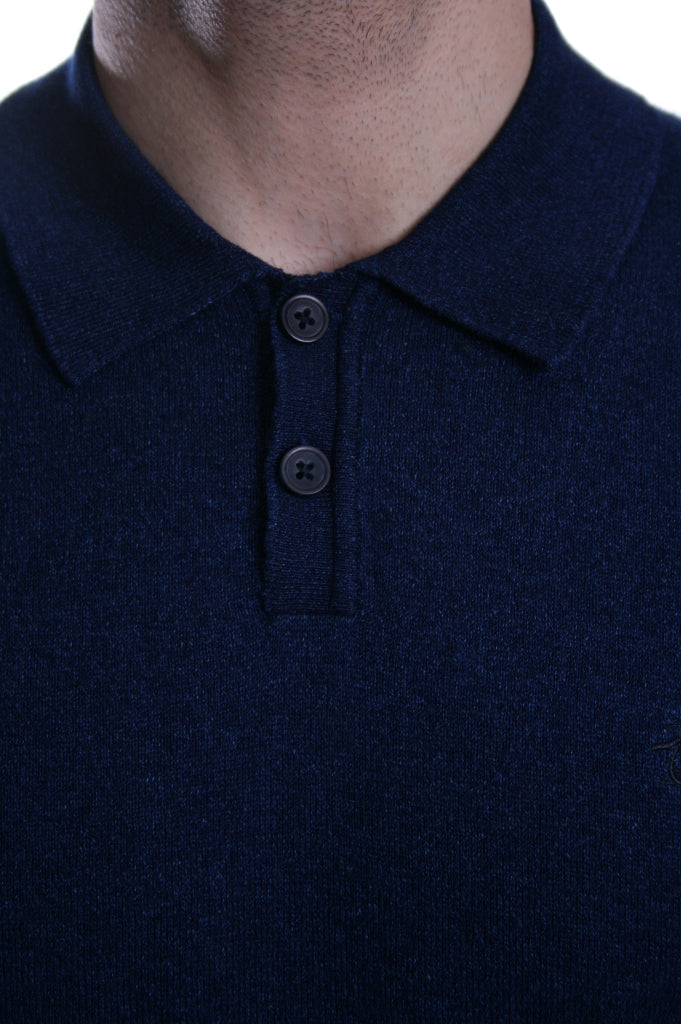 Original Penguin Knitted Polo in True Indigo – Inocencia