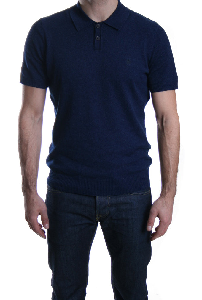 Original Penguin Knitted Polo in True Indigo – Inocencia